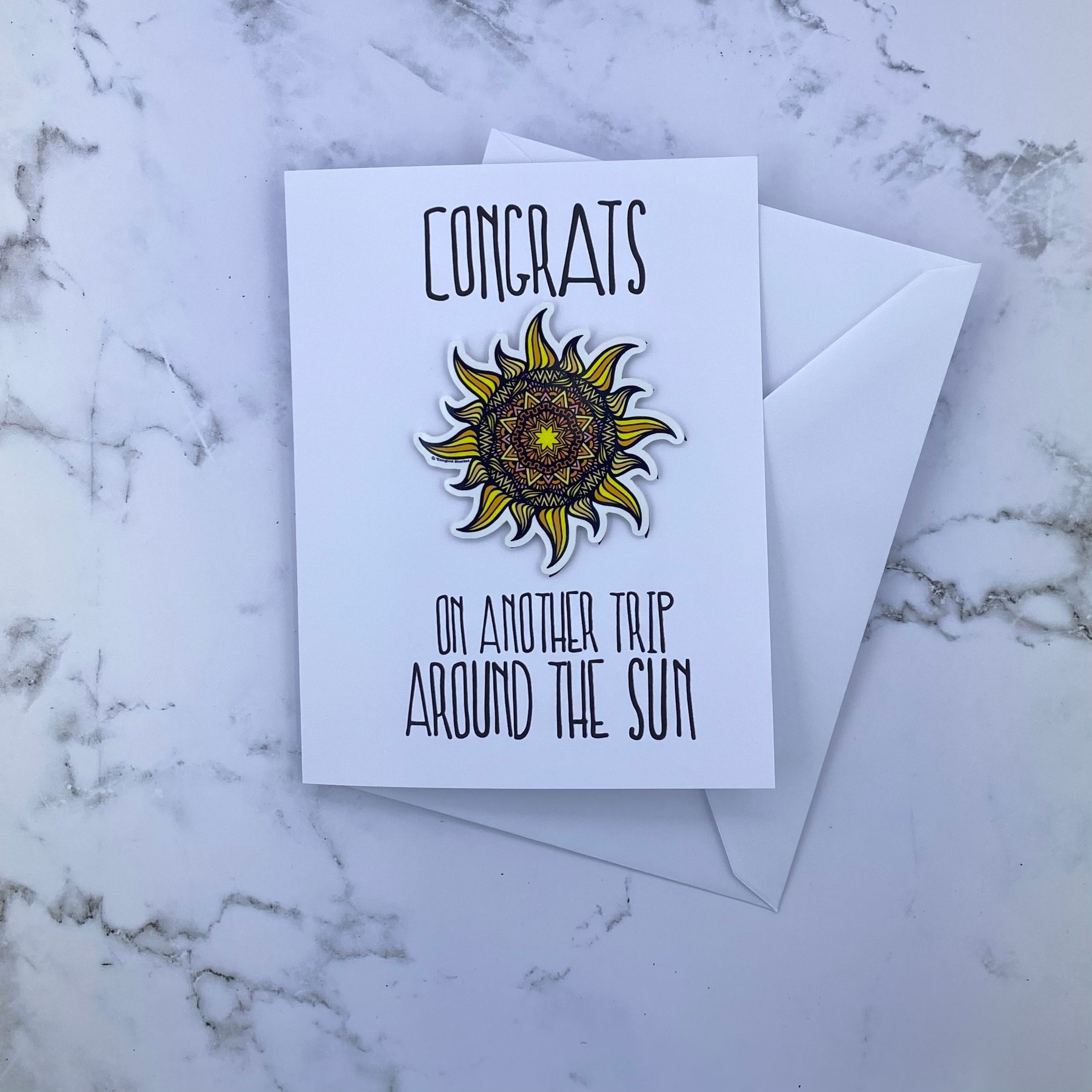 Congrats! Around the Sun Stickard | Tangled Stories